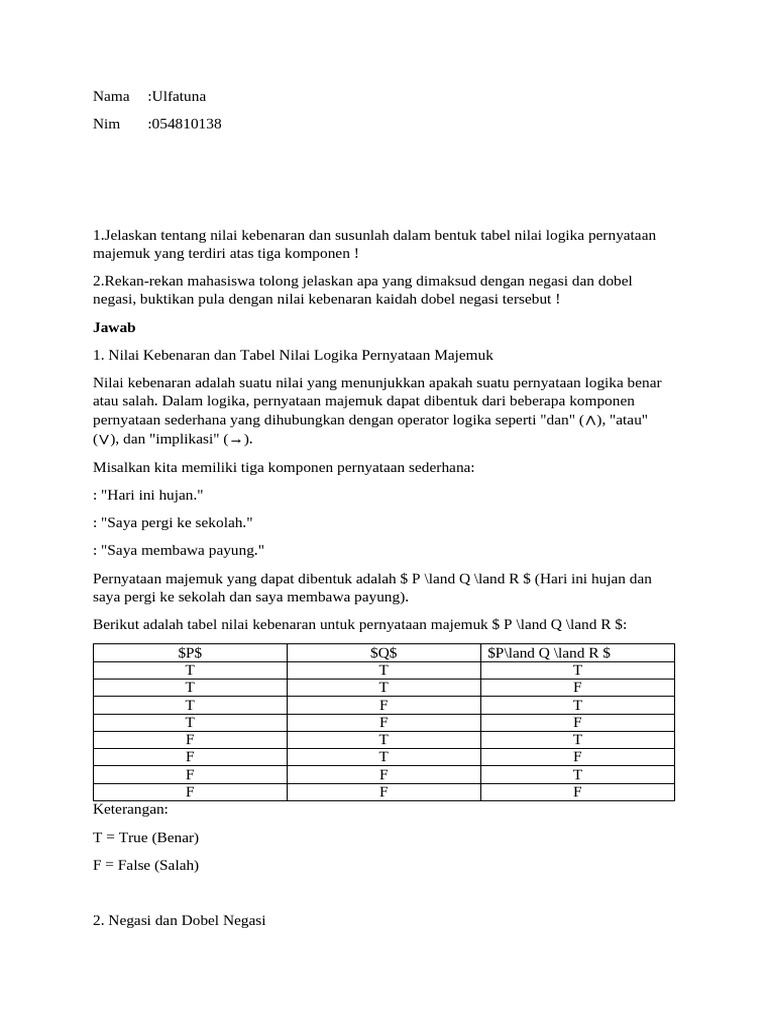 Diskusi Logika 7 | PDF