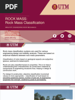 Quantitative Classification Systems of Rock Mass - Guidelines | PDF ...