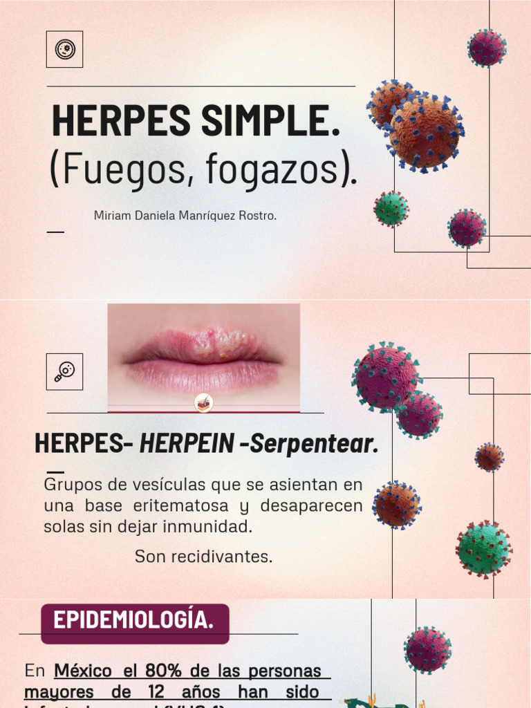 Herpes Simple | PDF | Infección | Virus