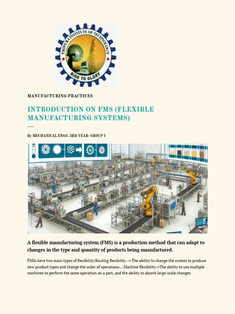 MANUFACTURING | PDF | Automation | Inventory