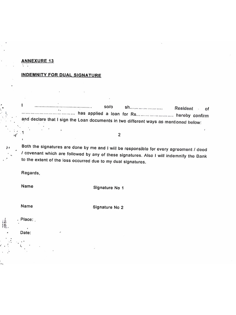 Dual Signature | PDF