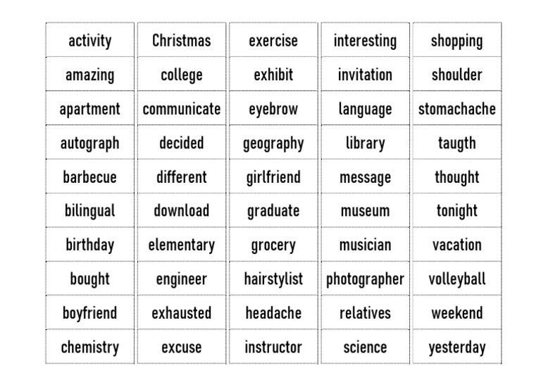 Spelling Bee B | PDF
