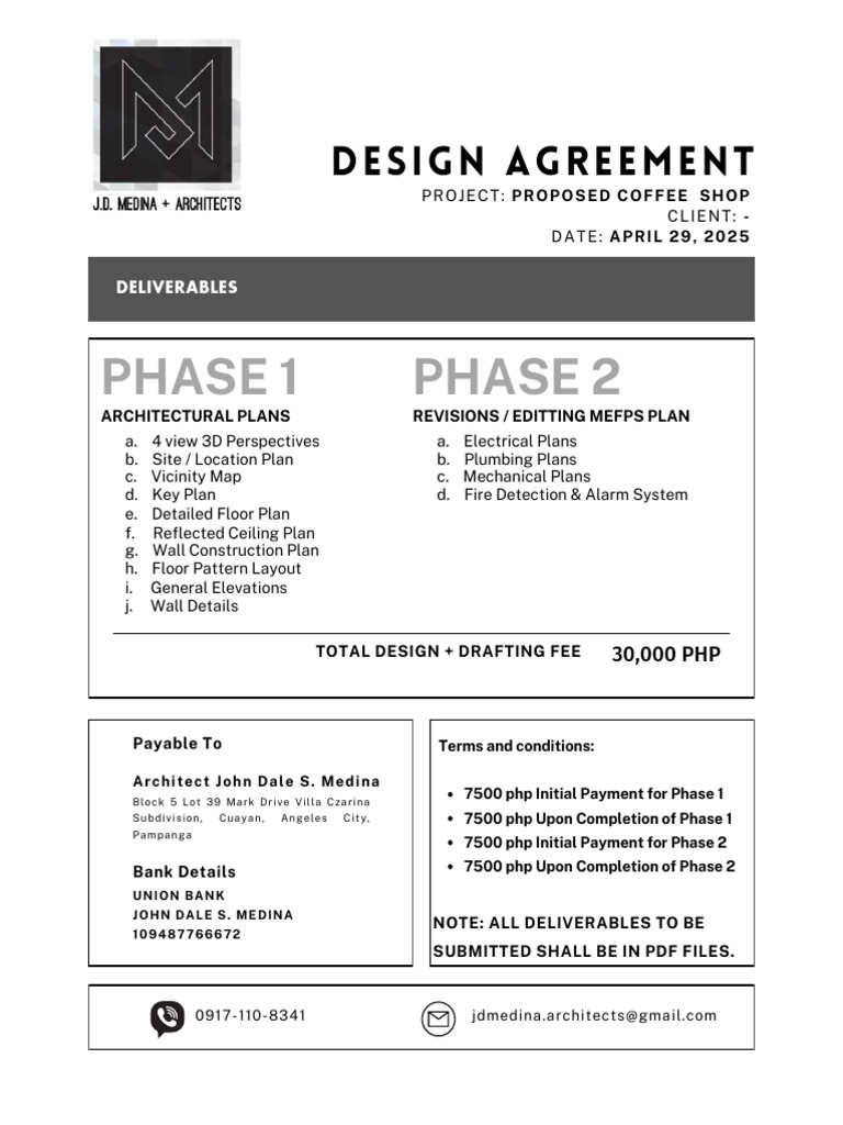 Design Proposal Coffee Shop | PDF