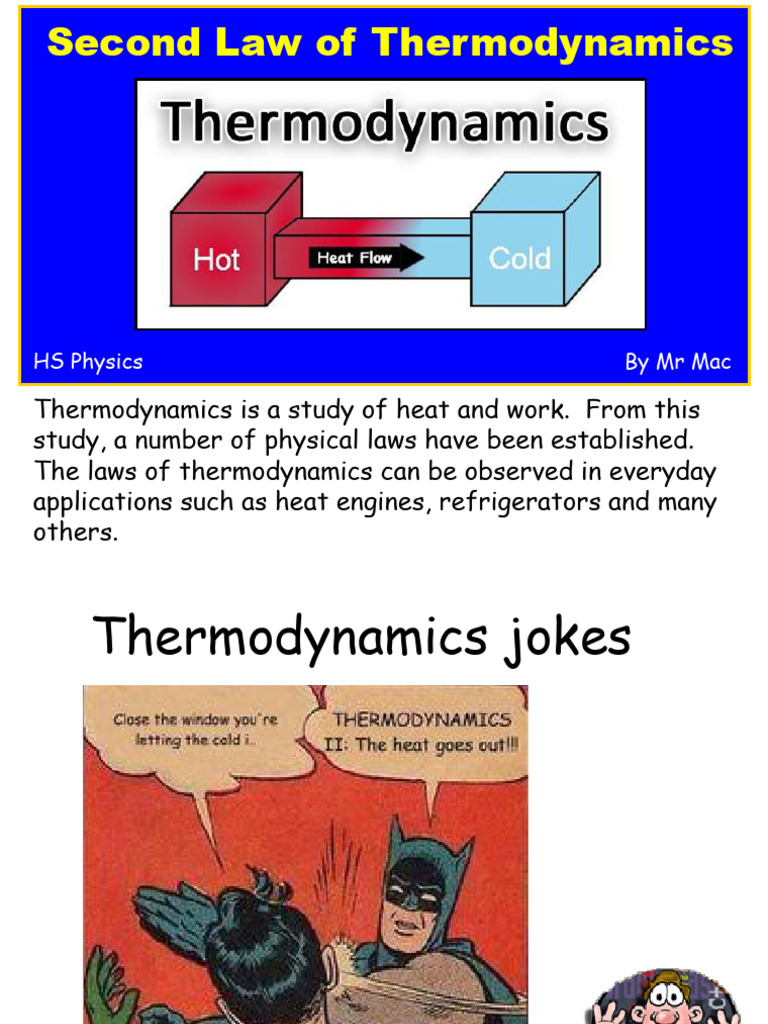 HS Phy - Second Law of Thermodynamics | PDF | Heat Pump | Heat