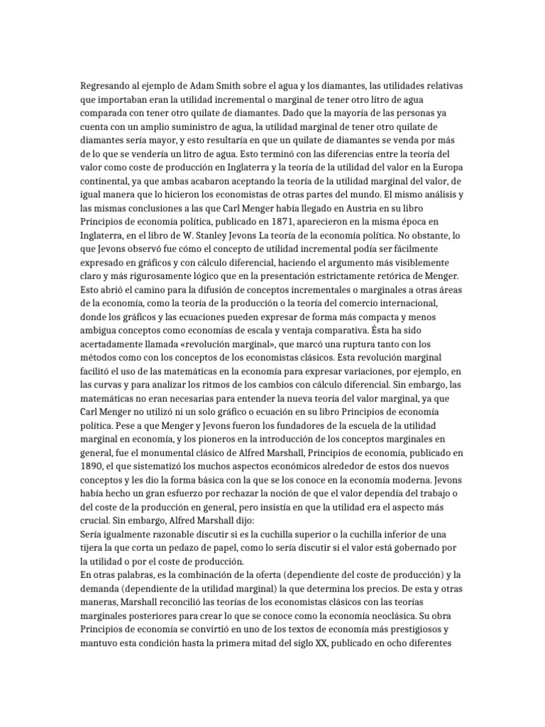 Utilidad Marginal y Equilibrio | PDF | Costo de producción Teoría del ...