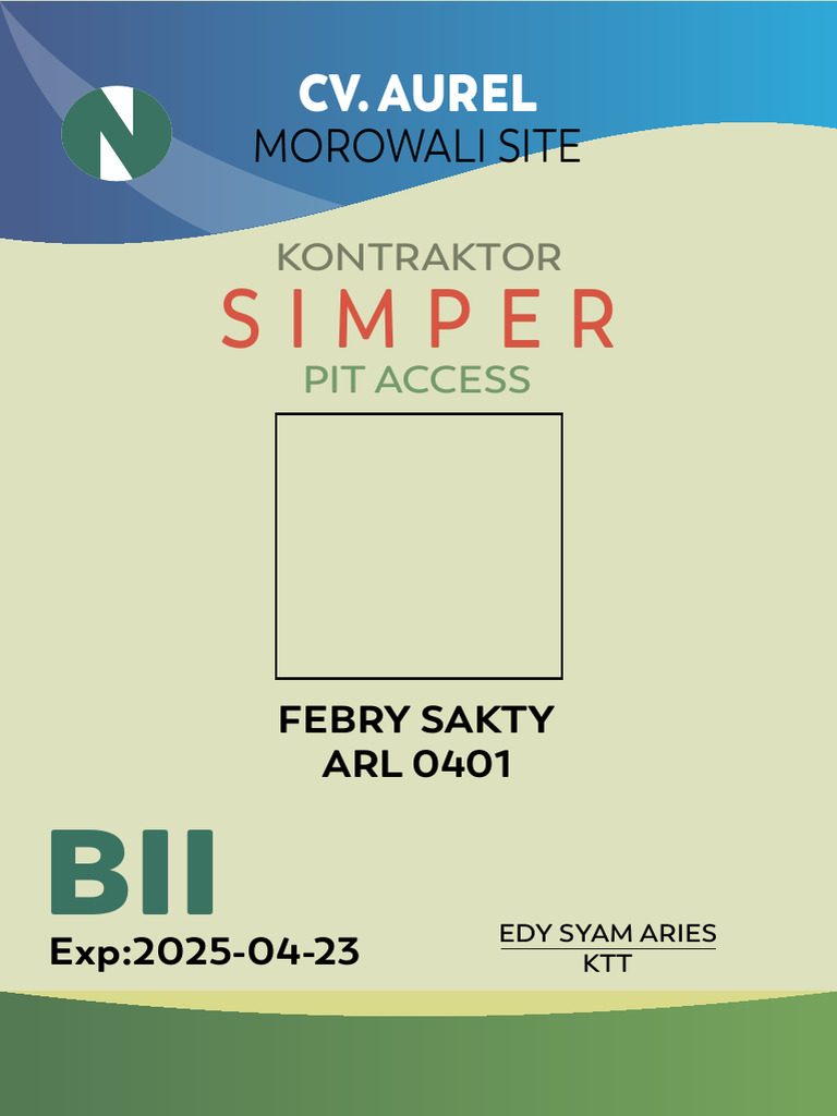 Desain Id Card Full Page | PDF