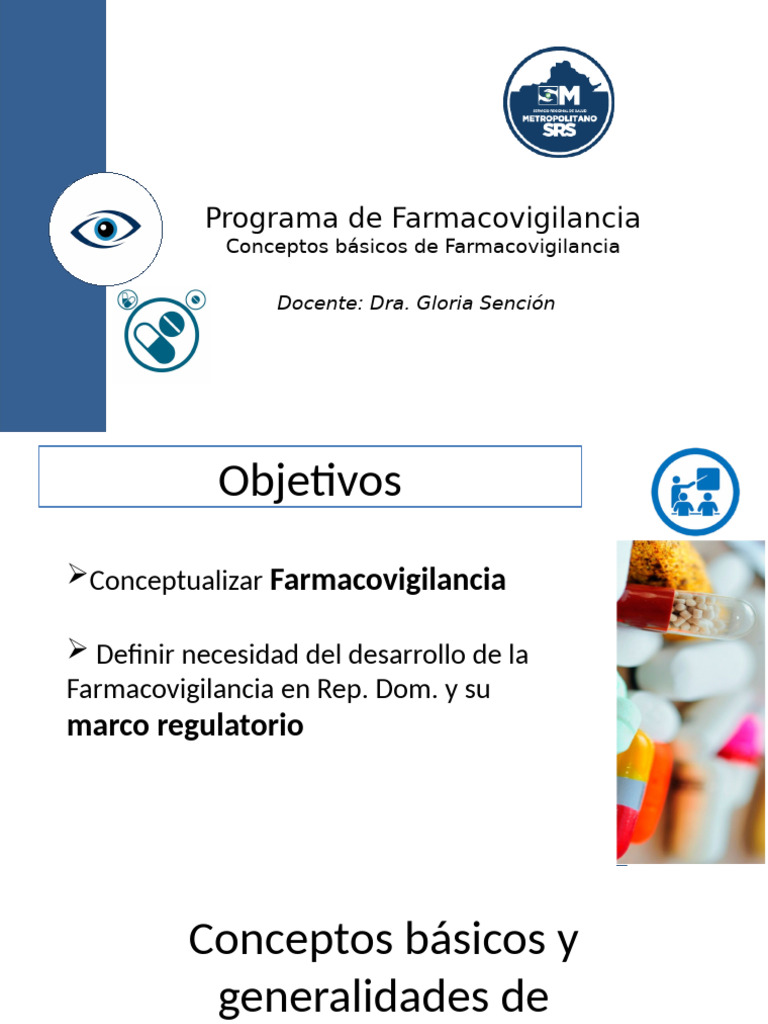 Conceptos bÃ¡sicos clases uasd 2023 v1.0 | PDF | Farmacovigilancia | Medicamentos con receta
