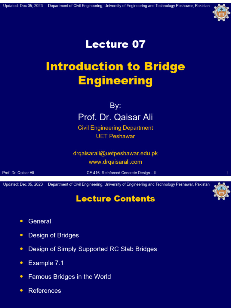Introduction to Bridge Engineering | PDF | Bridge | Civil Engineering