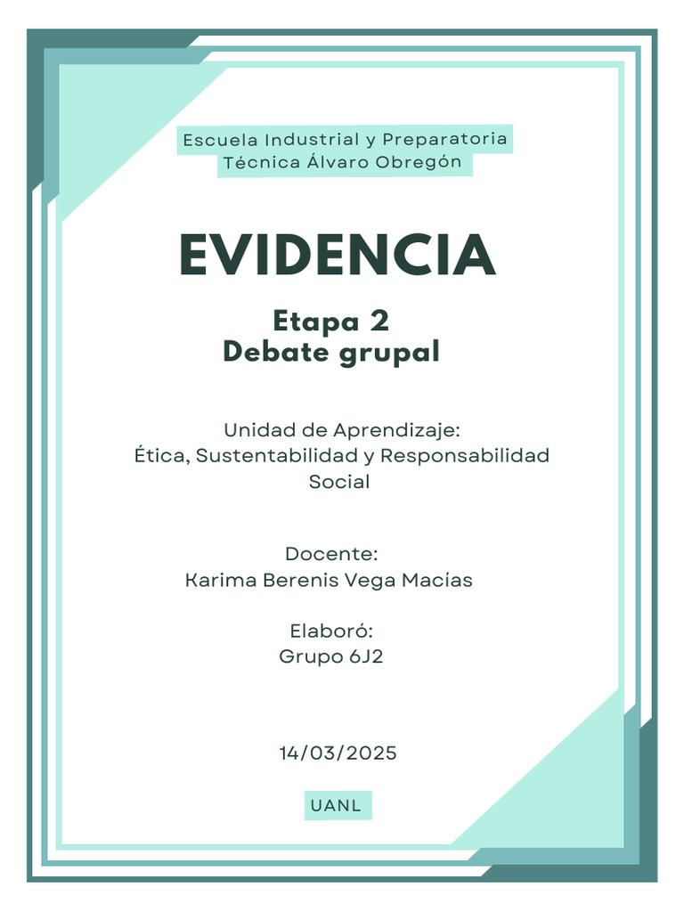 Ev 2 Etica. Debate Grupal - 20250314 - 142710 - 0000 | PDF | Inteligencia artificial ...