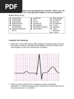 EKG Practice Strips With Answers | PDF | Cardiac Arrhythmia | Cardiovascular Diseases