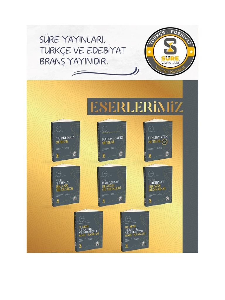 Siniflar Süre Yayinlari 2. Dönem 2. Yazili 2025 | PDF