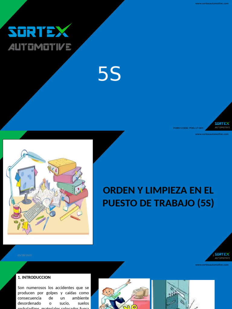 Orden y Limpieza en el Trabajo 5S | PDF
