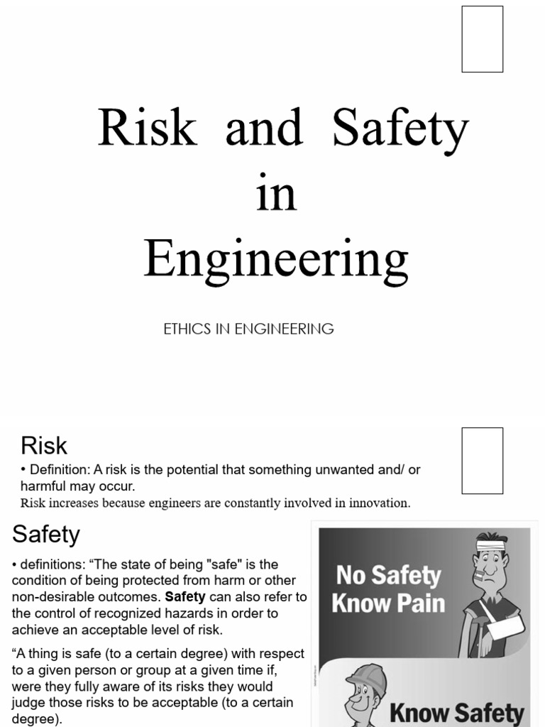 7 Risk and Safety in Engineering | PDF | Risk | Cost–Benefit Analysis