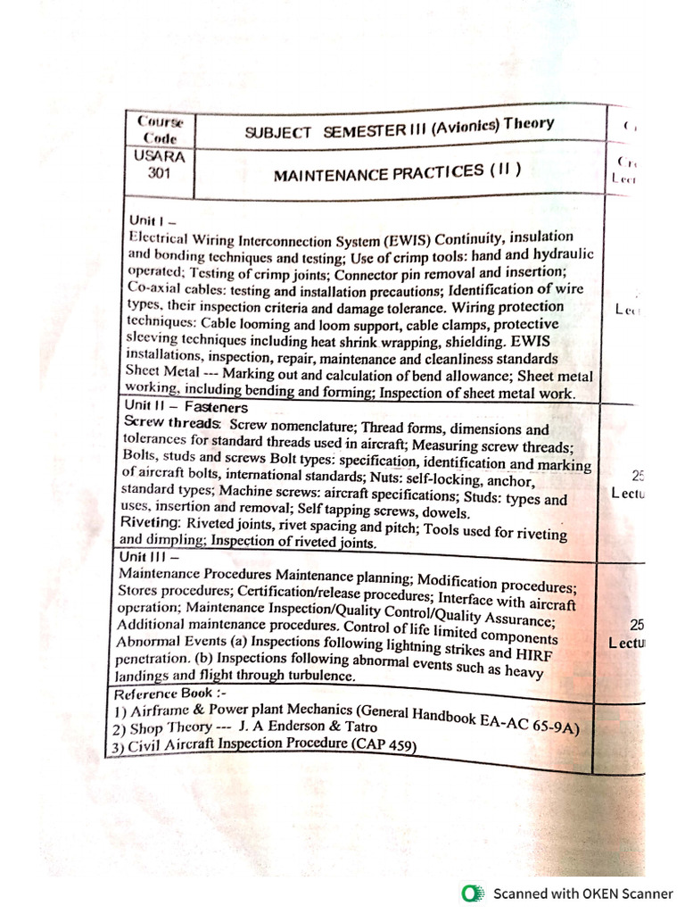 Semester 3 Syllabus | PDF