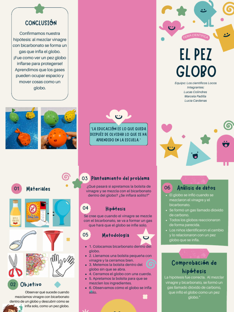 Trifolio de Experimento El Pez Globo | PDF