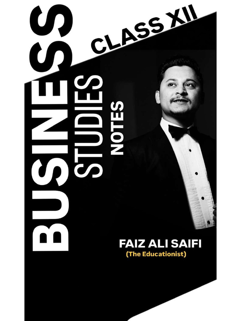 Nature and Significance of Management - Business Studies Class 12th | PDF