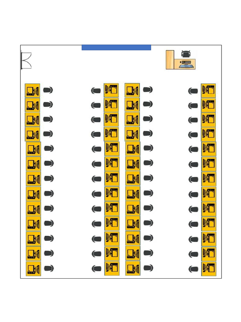 denah lab komputer | PDF