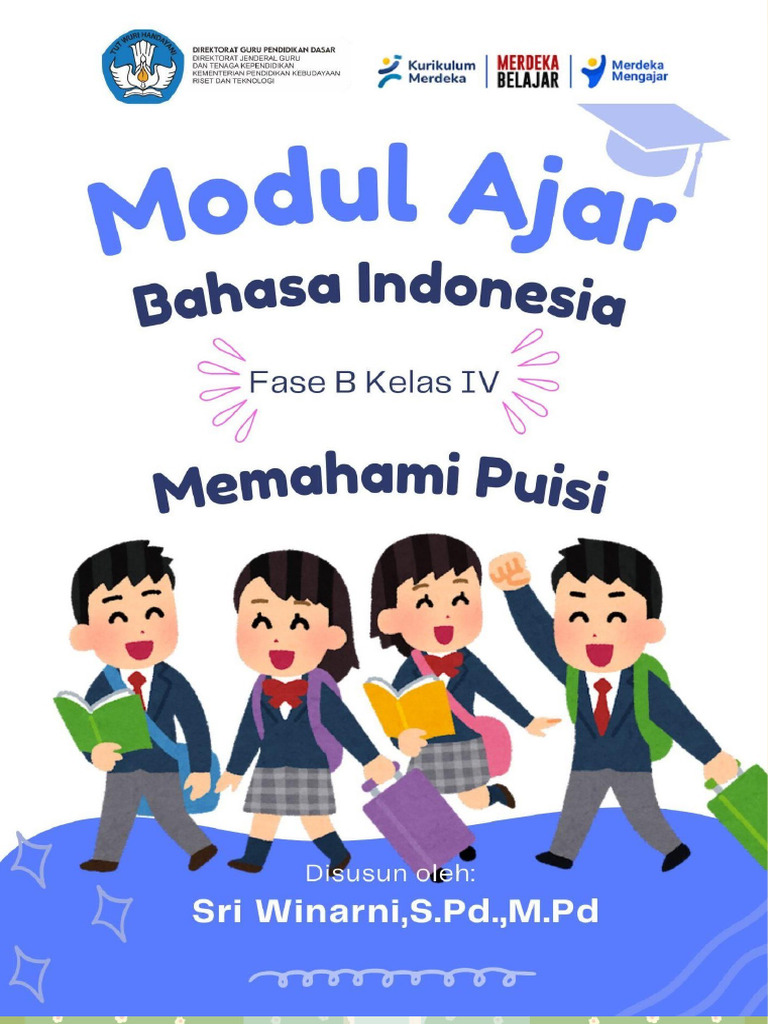Modul Ajar Bahasa Indonesia - Memahami Puisi - Fase B - MPWGQ9lmpY | PDF
