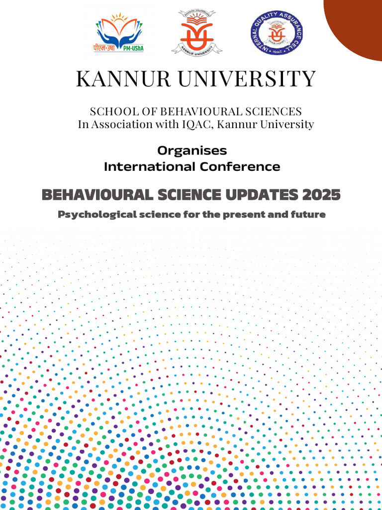International Conference | PDF | Psychology | Behavioural Sciences