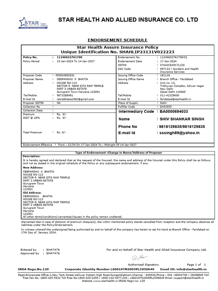 17 Endtsch 11240632761700 SL01 V1.0 | PDF | Private Law | Financial Services