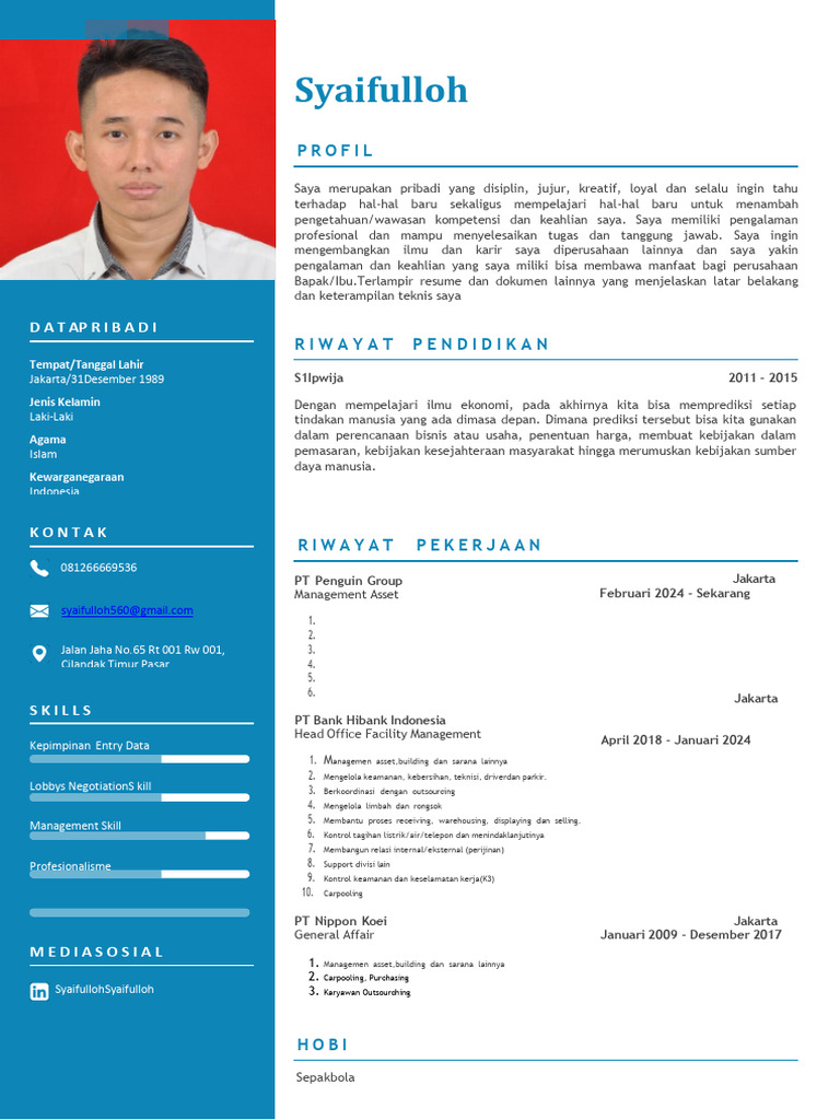 CV Ipul 2025 Neww | PDF