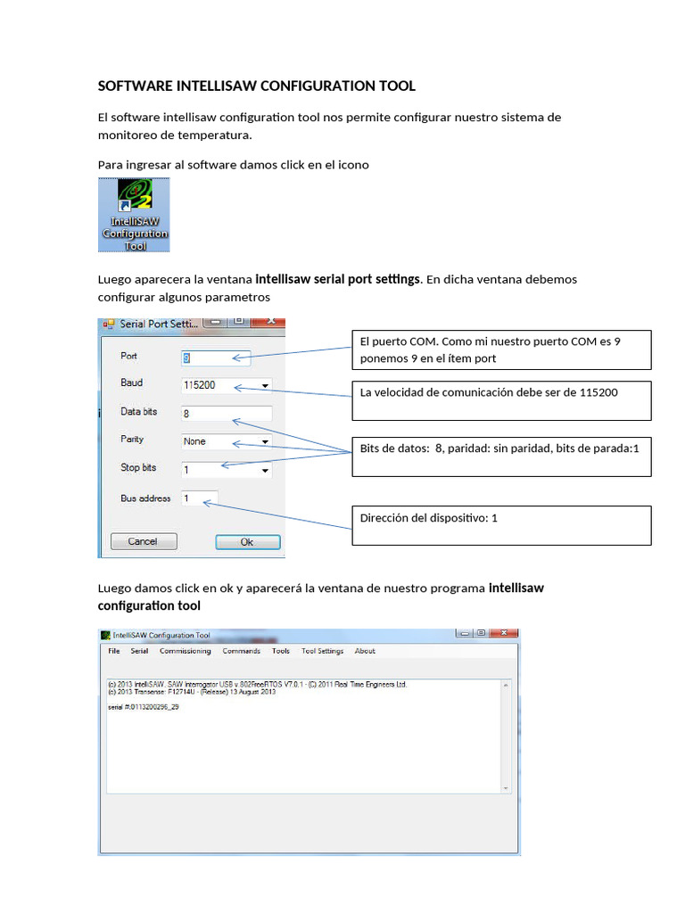 Software Intellisaw Configuration Tool | PDF