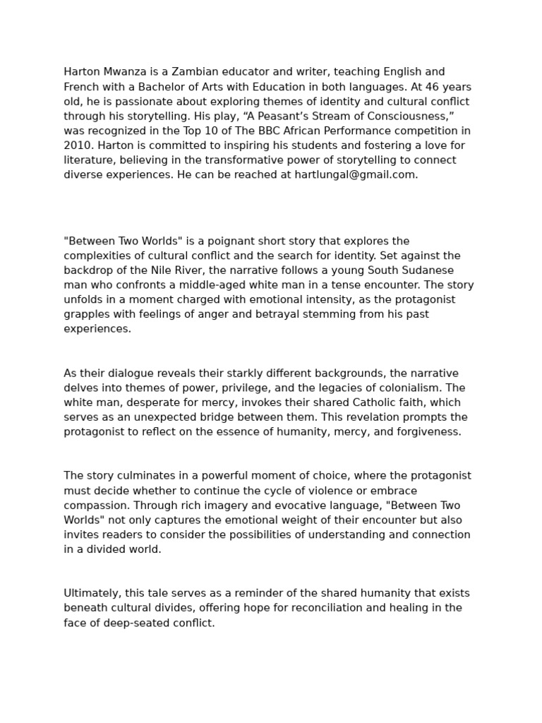 Between Two Worlds | PDF