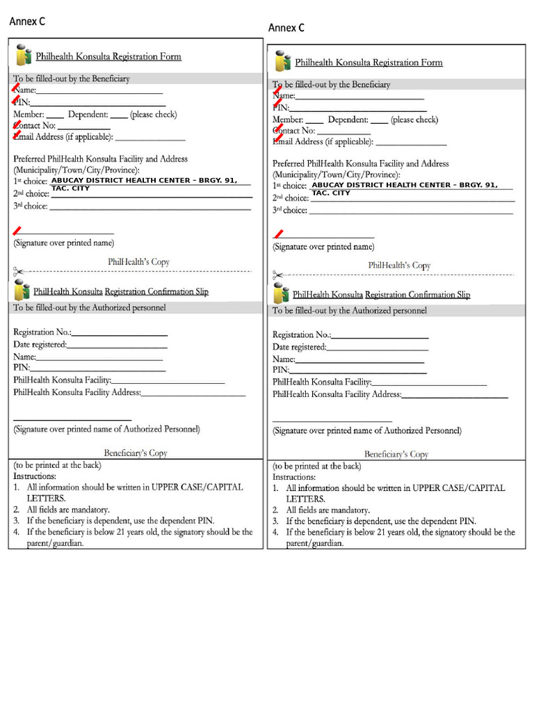 Annex C PKRF Form | PDF