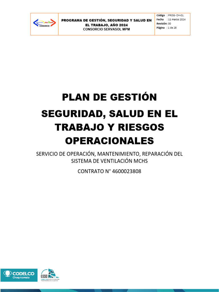 Plan SST - Dch-Año 2024 .Rev Mar (1) (Recuperado 1) | PDF