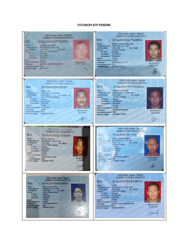 Fotokopi KTP Pendiri, Pengurus Dan Pengawas) | PDF