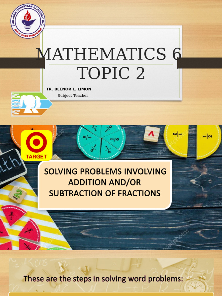 Q1-Mathematics 6 - Topic 2 | PDF