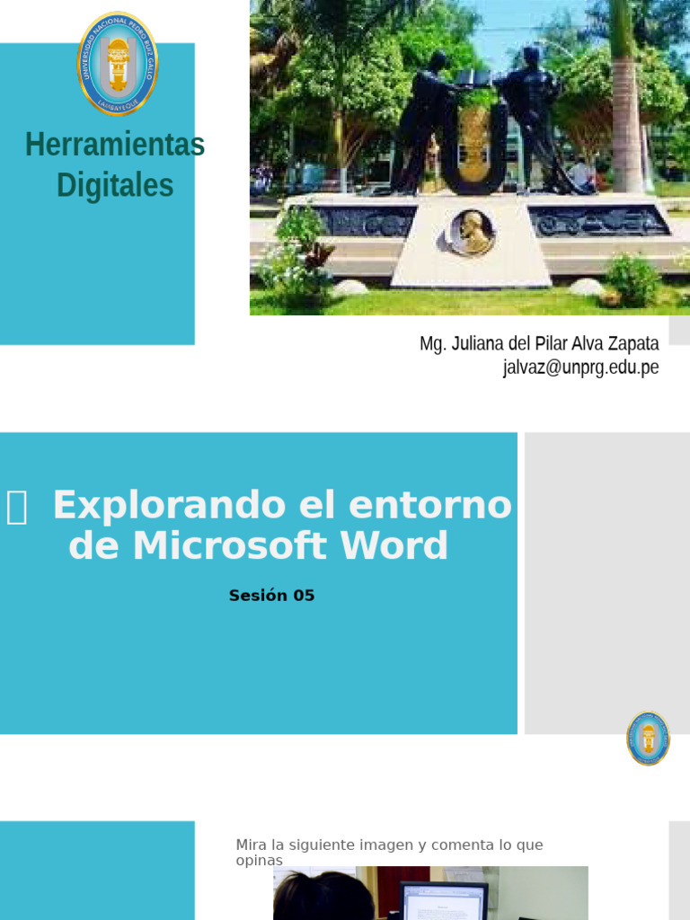 Sesión 05-Explorando MSWord | PDF | Microsoft Word | Microsoft