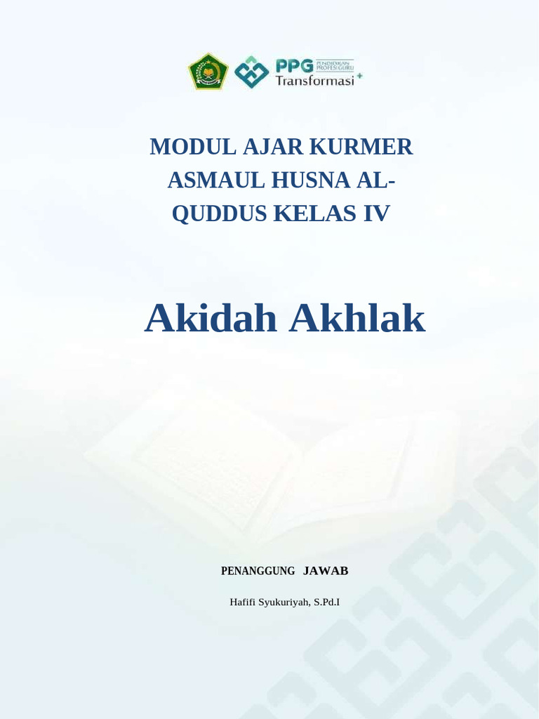 Modul Ajar Asmaul Husna Akidah Akhlak | PDF