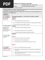 Grade 1 - Quarter 4 (Lesson Plan-Matatag) 4 | PDF | Procedural ...