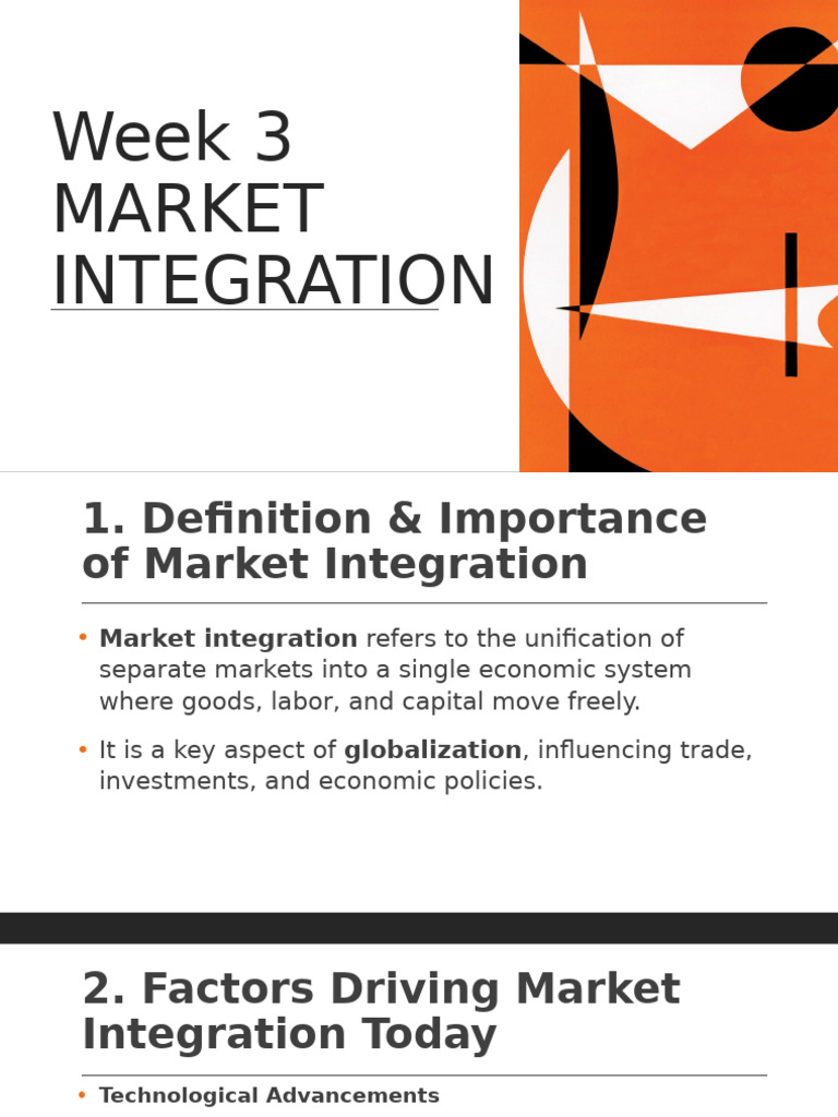 Understanding Market Integration Today | PDF | Immigration | Human ...