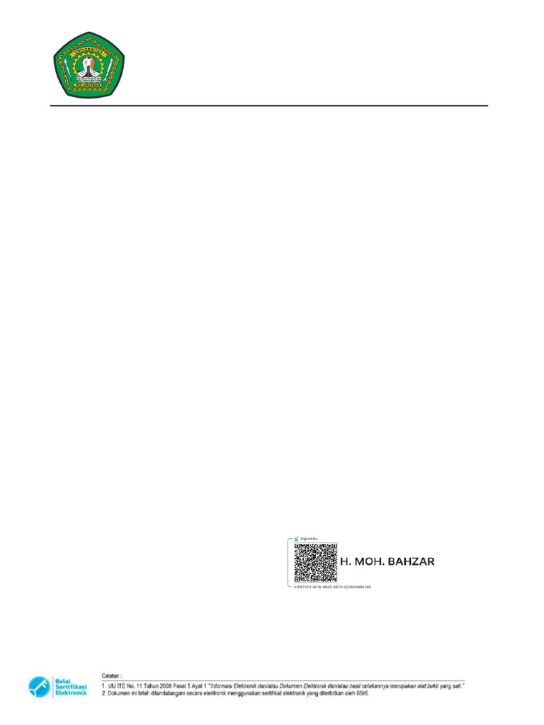 Surat Perubahan Linimasa Pelaksanaan Seleksi Universitas KDMI Dan NUDC ...