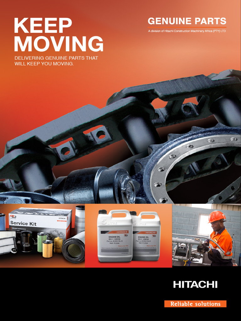 Genuine - Parts Grease Hitachi | PDF | Diesel Engine | Mechanical ...