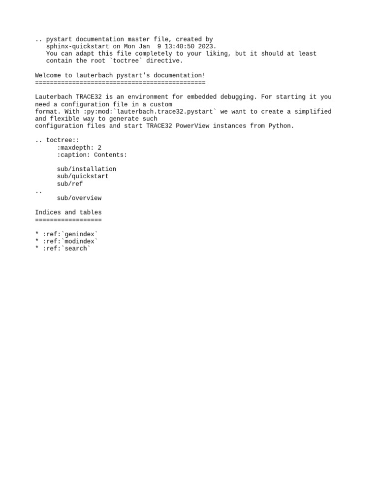 Index RST | PDF