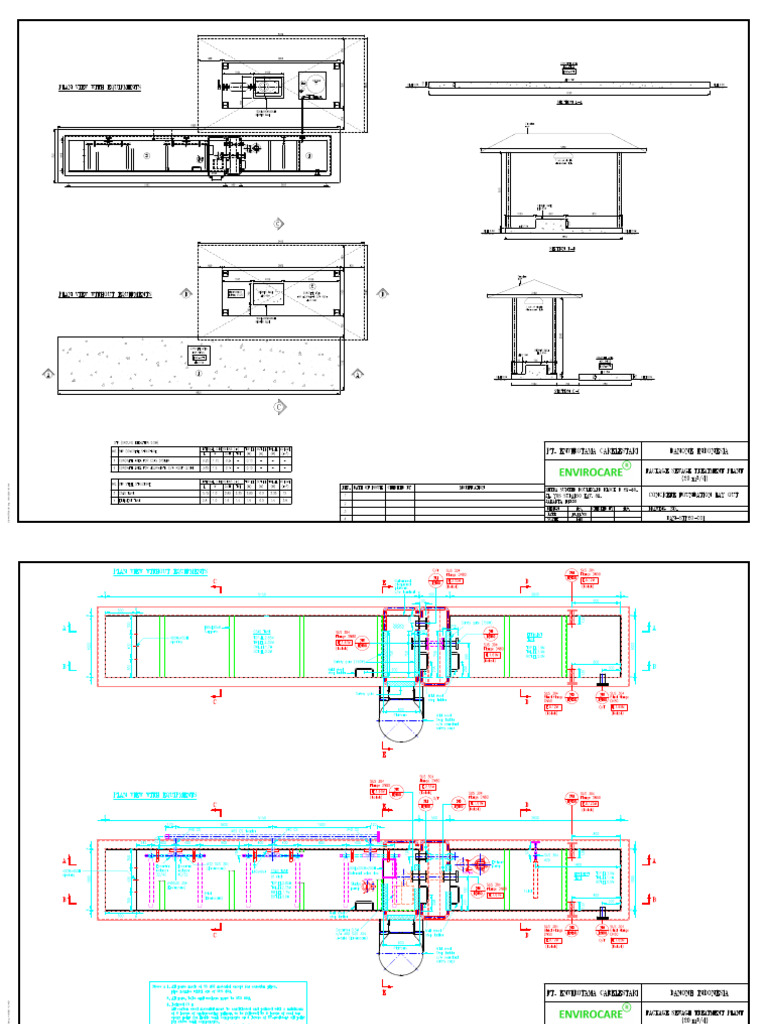 Drawing Tangki STP | PDF
