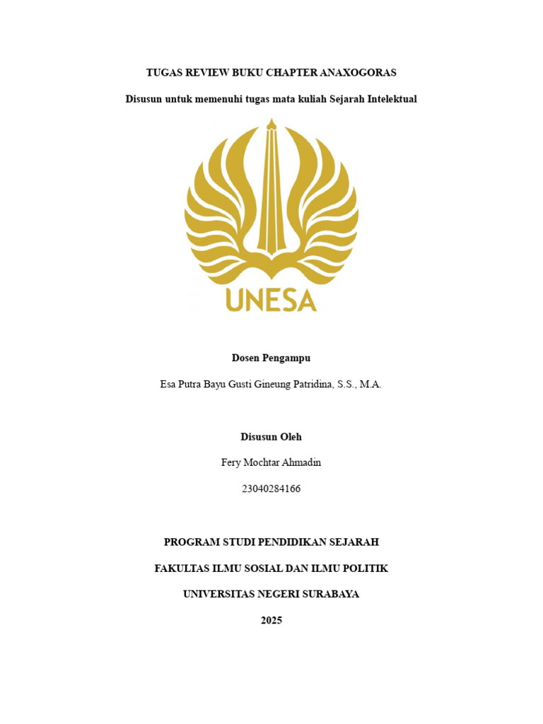 Tugas Review Chapter | PDF