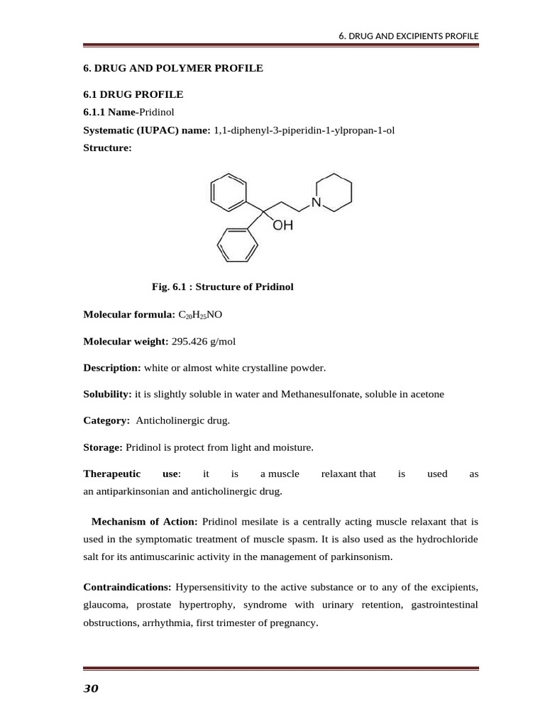 05 DRUG and Excipient PROFILE-1 | PDF | Sodium Dodecyl Sulfate | Tablet ...