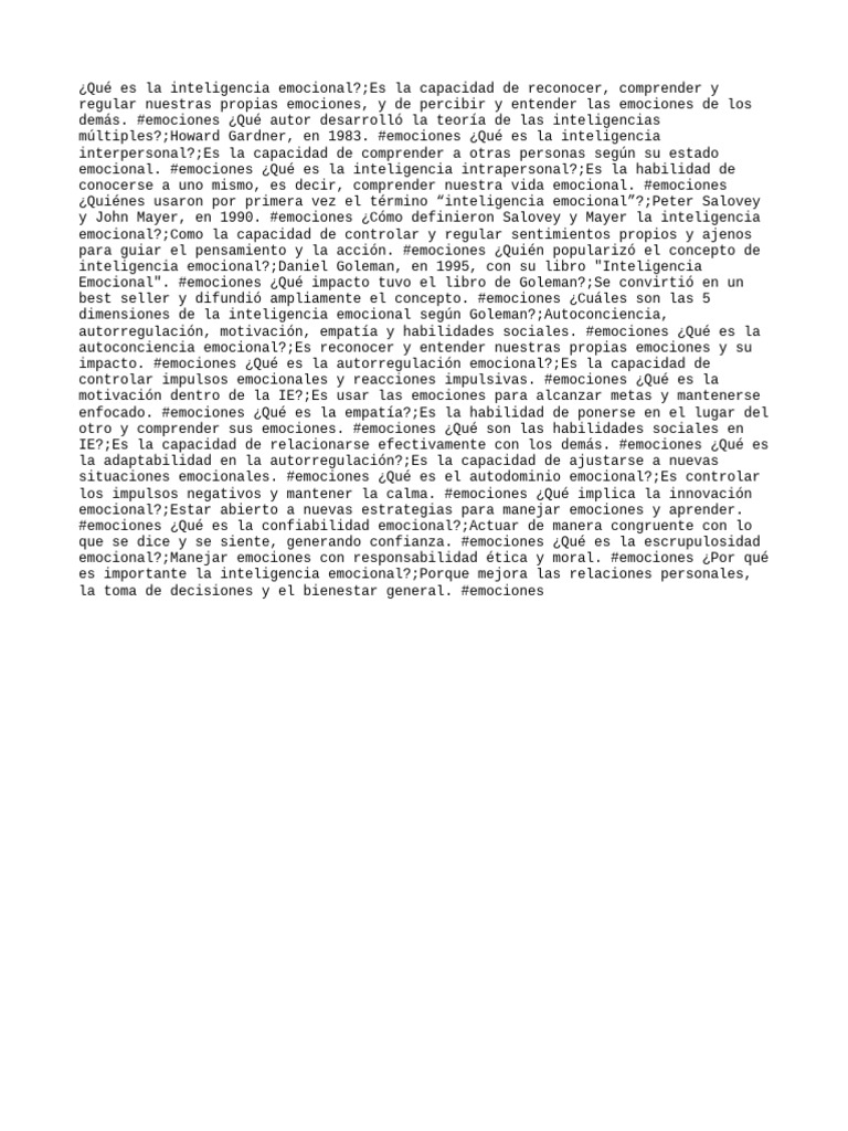 Flascard Emociones | PDF | Inteligencia emocional | Las emociones