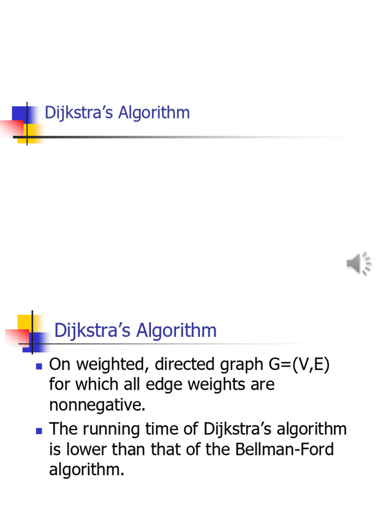 DIjkstra's Algorithm | PDF | Computational Problems | Graph Theory