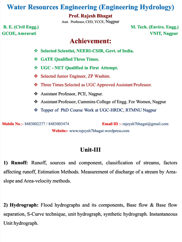 -curve-hydrograph-unit-hydrograph-numericals-by-rajesh-bhagat-2020-p ...