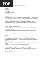 Chapter 4 Designing Meaningful Performance-Based Assessment | PDF ...
