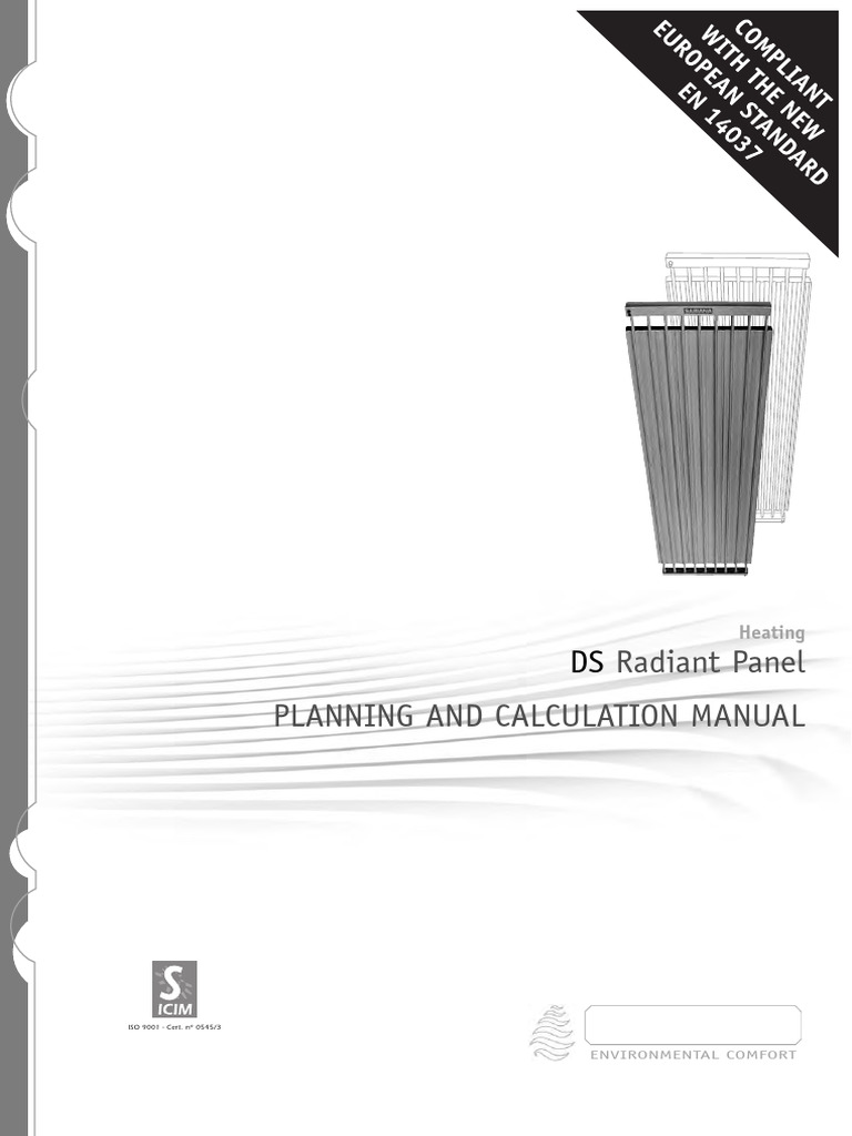 Sabiana Radiant Panel Planning Calculation Manual Rev-B-10-07 | PDF | Heat Transfer | Chemical ...