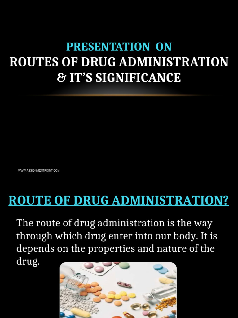 Route of Drug Administration | PDF | Injection (Medicine) | Clinical ...