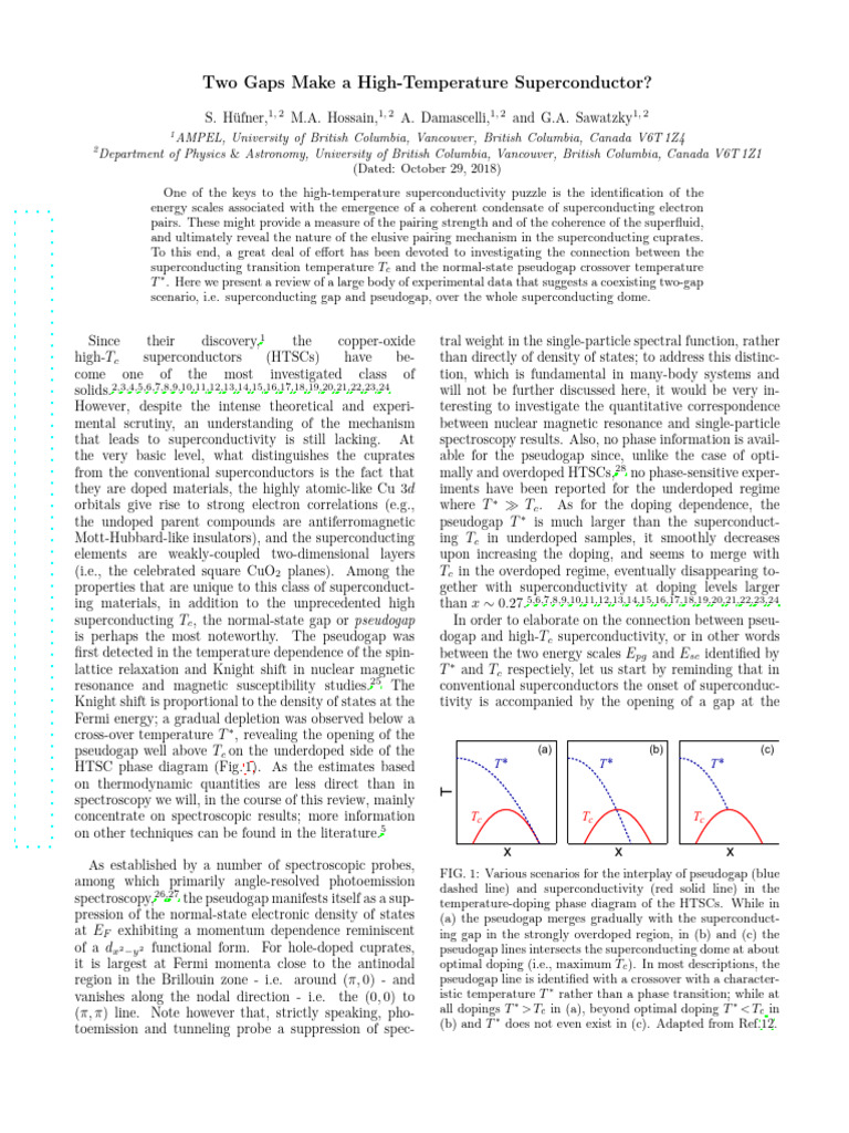 Physics of Room Temp Super Conductors | PDF | High Temperature Superconductivity | Superconductivity
