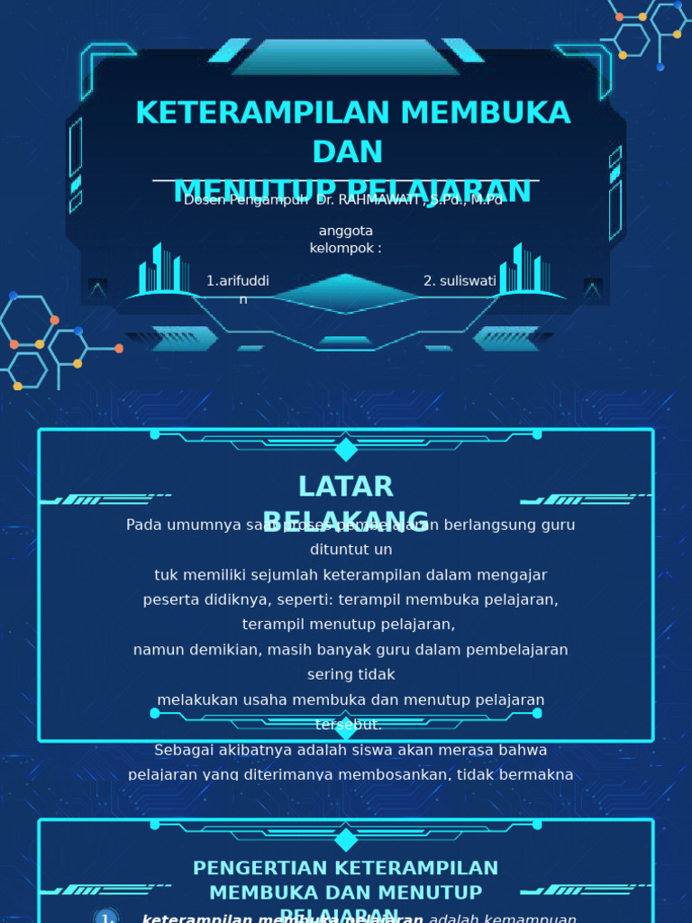 Ppt Kelompok 1 Microteaching | PDF