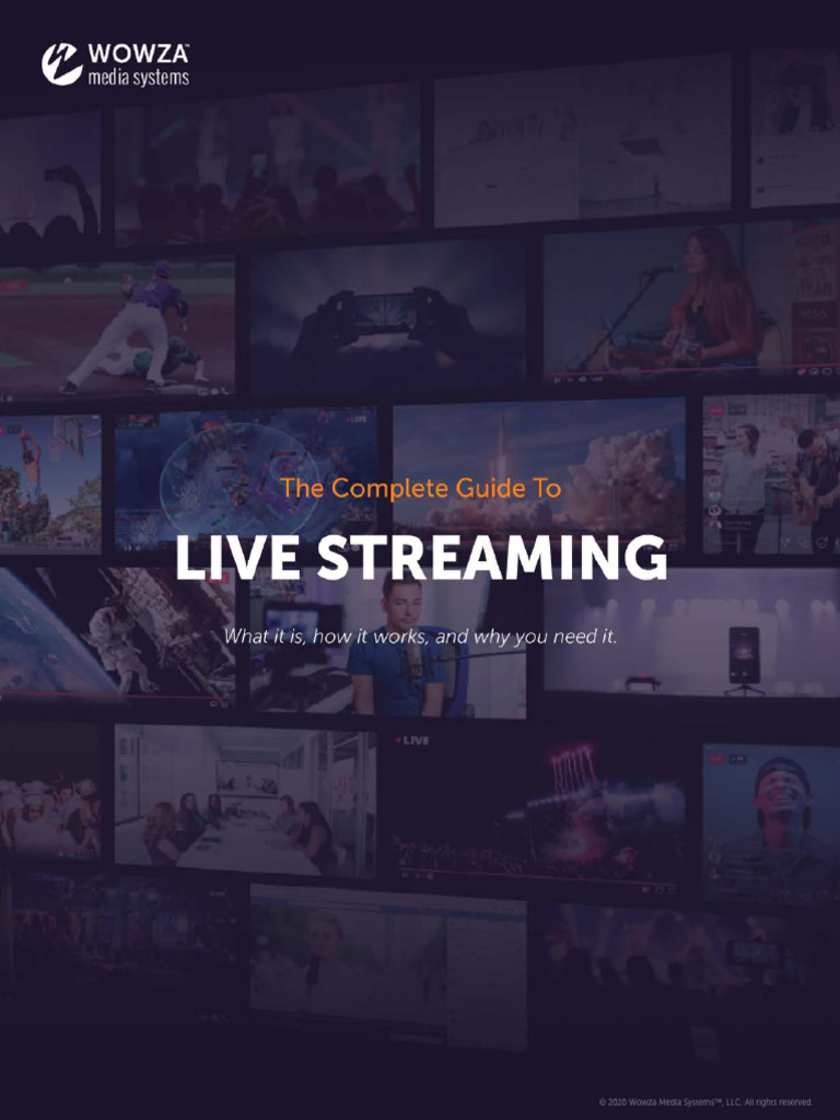 The-Complete-Guide-to-Live-Streaming | PDF | Codec | Data Compression
